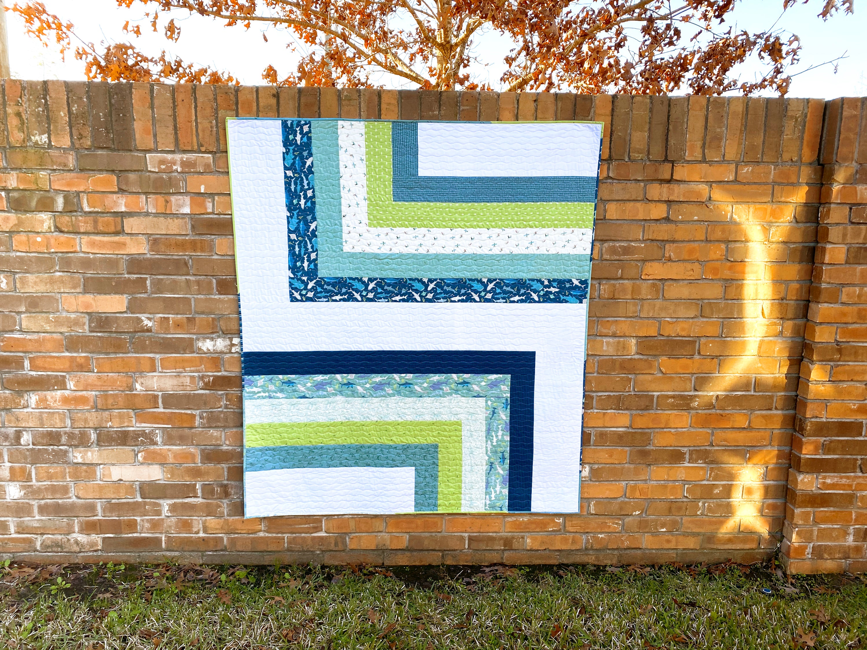 Riptide On the Edge Quilt – Sew Brainy Designs