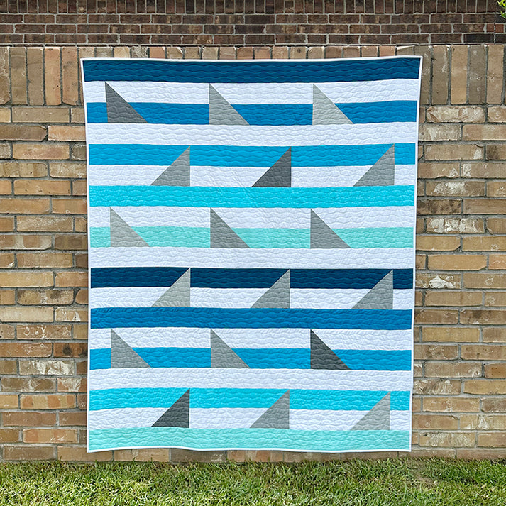 Shark Bay Quilt Pattern (PDF) – Sew Brainy Designs
