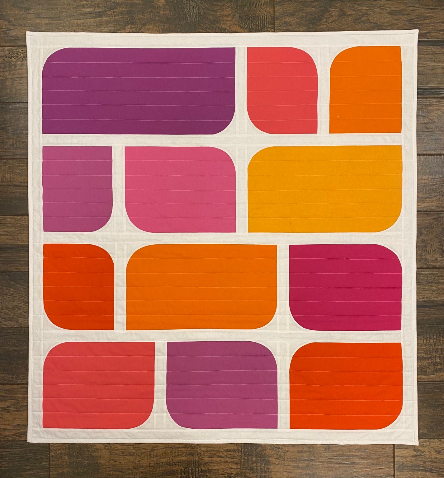 Parallel Path Quilt Pattern (PDF) – Sew Brainy Designs