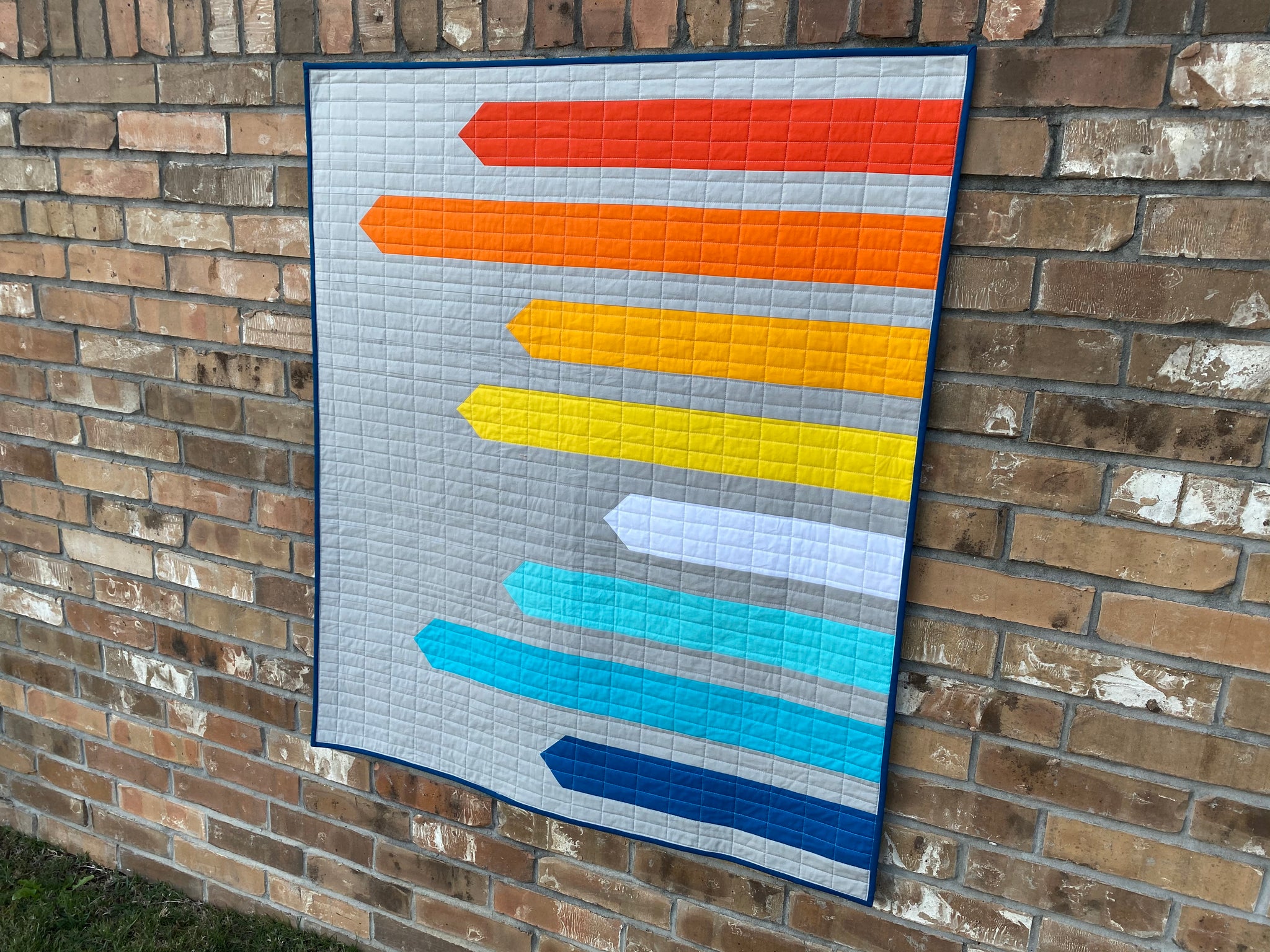 Sidestream Quilt Pattern (PDF) – Sew Brainy Designs